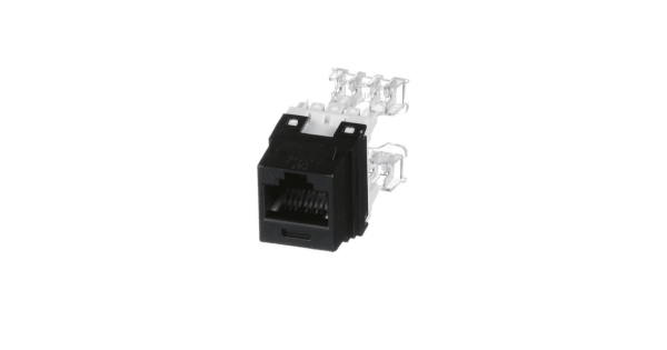 Модуль Panduit NetKey UTP, RJ45, cat. 6, тип KRONE, Keystone SL черный ...